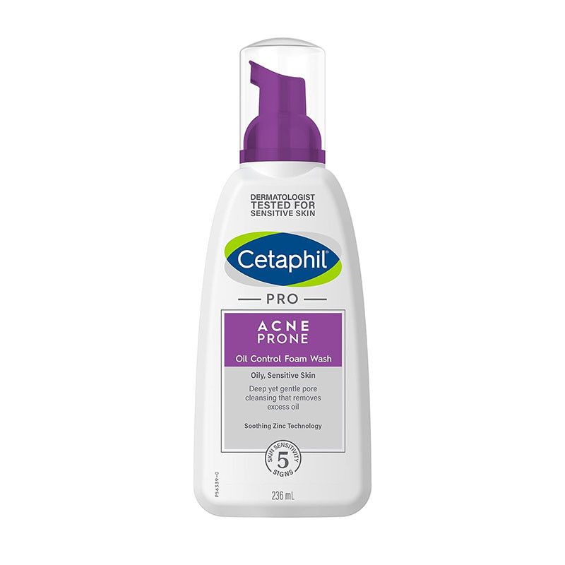 Cetaphil Pro Acne Prone Oil Control Foam Wash–236ml