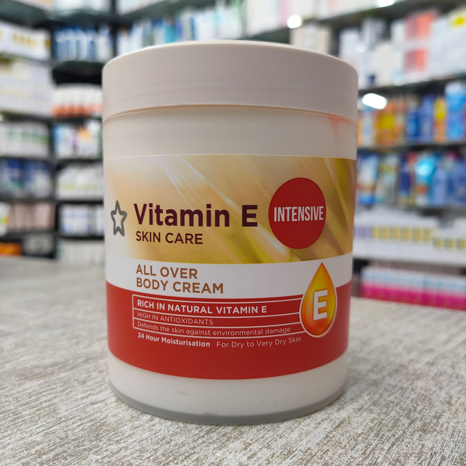 Superdrug Vitamin E All Over Body Cream-475ml || 1927