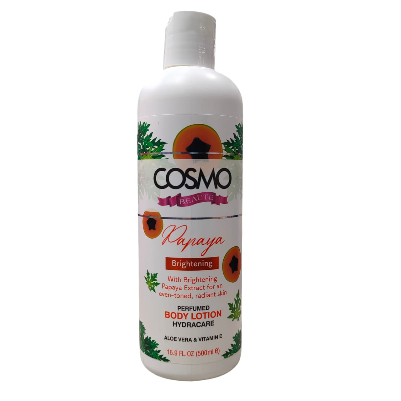 Cosmo Beaute Brightening Papaya Perfumed Body Lotion with Aloevera