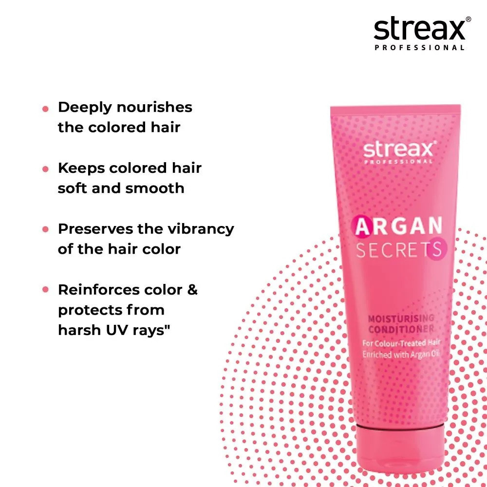 Streax Professional Argan Secrets Colour Protect Conditioner-240ml